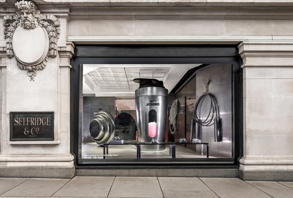 Step Inside the Nike + Jacquemus Pop-Up at Selfridges ️🤍💙